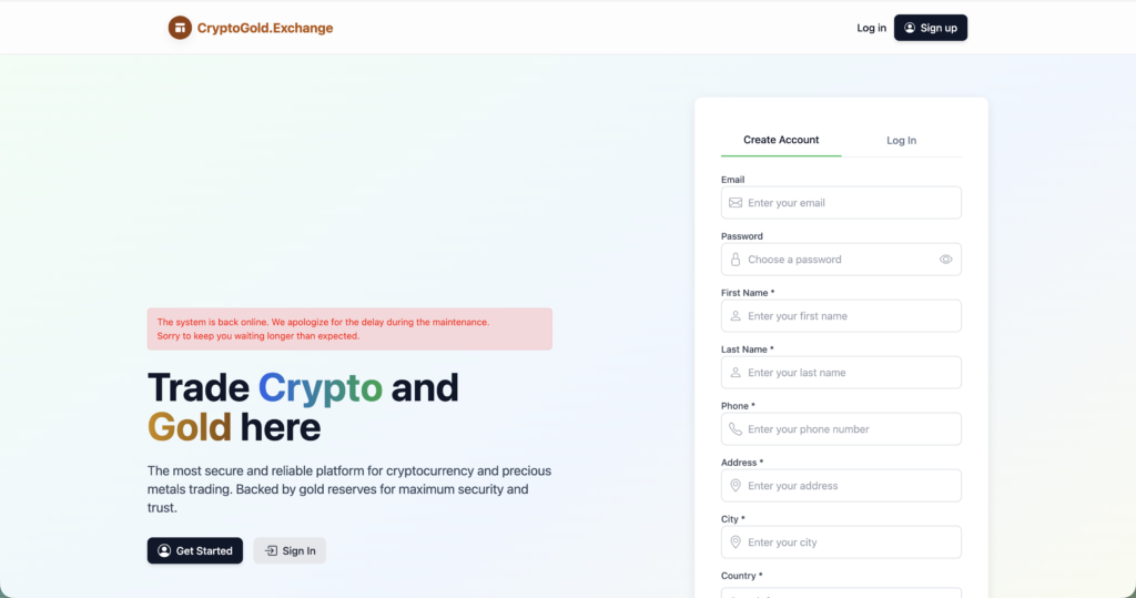 CryptoGold.Exchange Scam: Warning Signs Investors Should Never Ignore ...